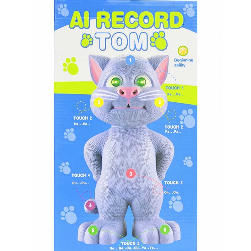 Talking Tom Cat Toy Light in Eyes