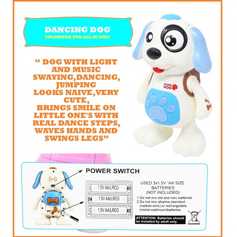 Rotating Dancing Dog Toy