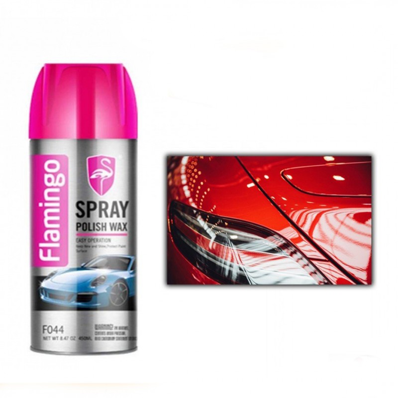 Flamingo Spray Polish Car Wax – 450 ml