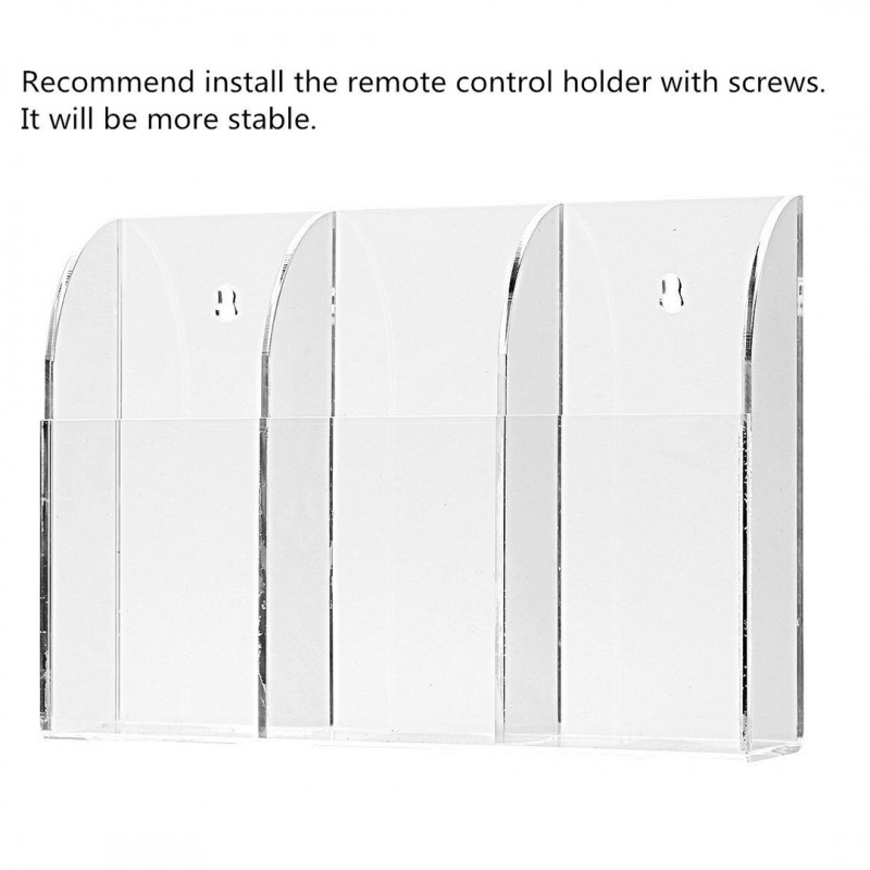 Remote Control Rack With 3 Divider