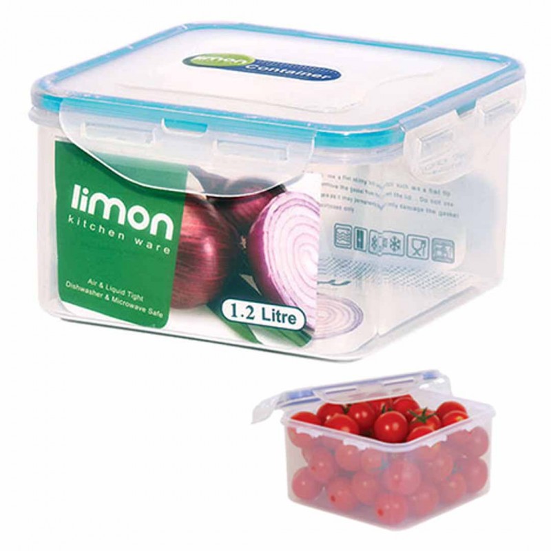 Limon Square Freezer Container 1 Half 2 Liter