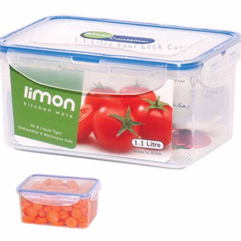Limon Rectangular Freezer Container 1 Half 1 Liter