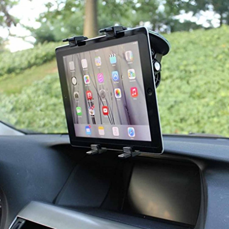 Car Windshield Dashboard Universal Tablet Car Mount With Suction Cup