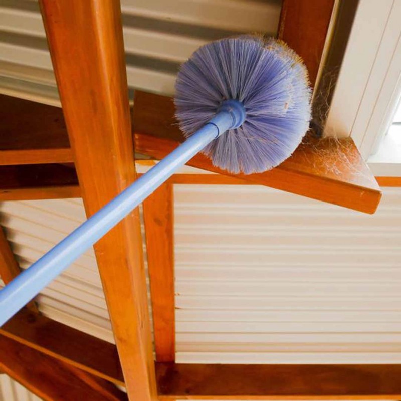 Spider Net Cleaning Brush Expandable Rod 5ft