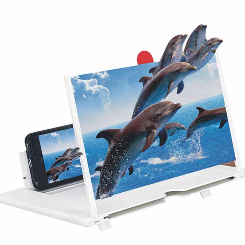 12 inch Mobile Phone Screen Magnifier Foldable 3D Video Amplifier