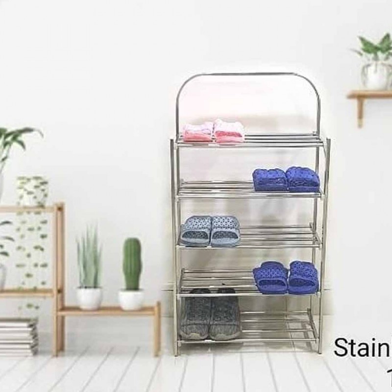 Stainless Steel Foldable Shoe Rack | Home Accessories | Shopright.pk