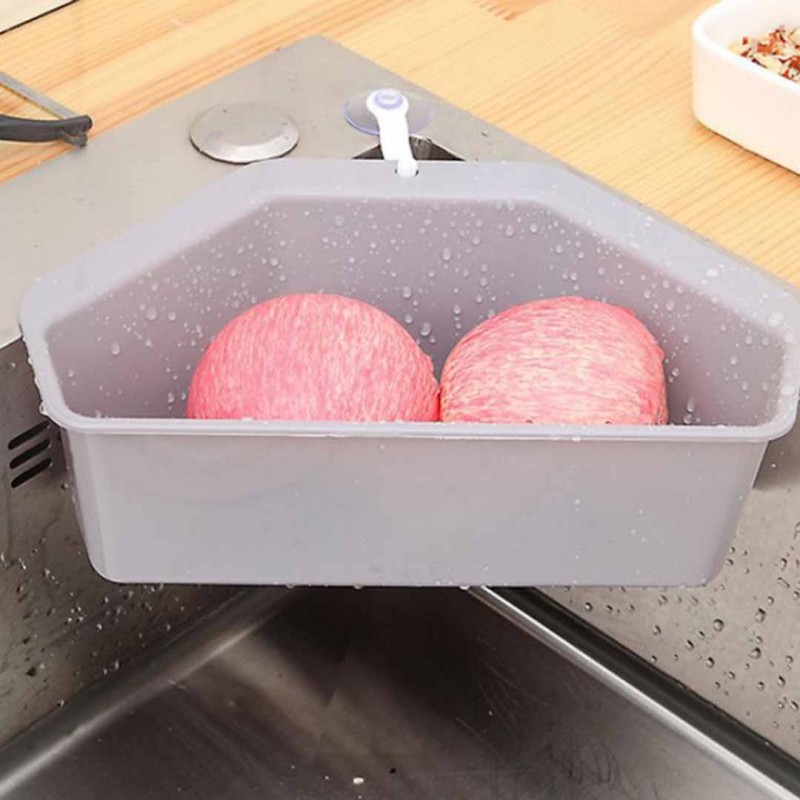 Triangular Corner Sink Drain Rack