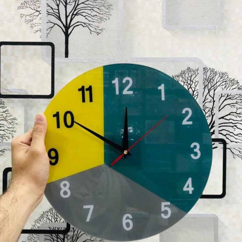 03 Color Palette Wall Clock for Living Room