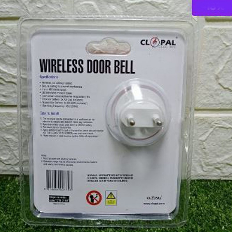 Wireless Door Bell Dual Button Long Range Upto 70m