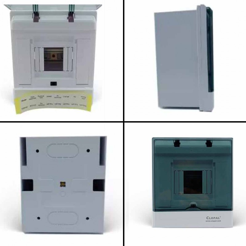 Electrical Distribution Box Home Lighting Box 5-7 Ways Surface Mounted ...
