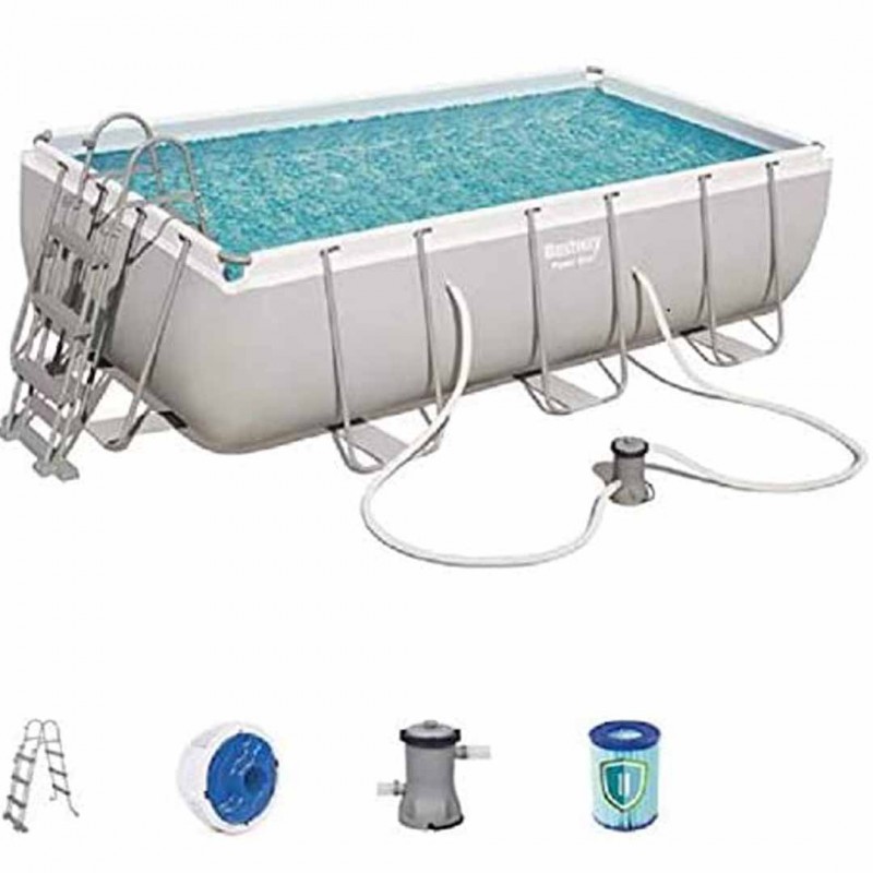 Bestway Power Steel Rectangular Pool Set