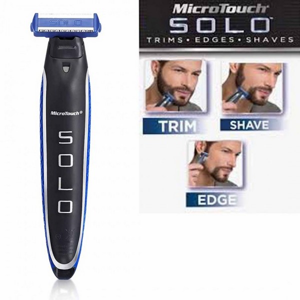 Mens Rechargeable Hair Microtouch Solo All In One Advance Trimmer