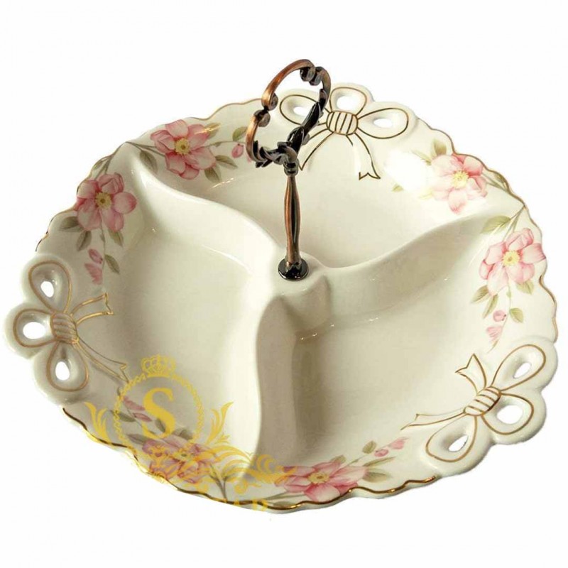 Three Compartment Tray Divided Food Tray for Portion Control and ...