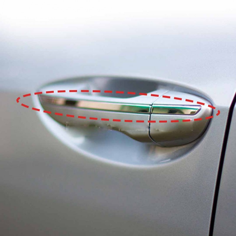 Door Handle Chrome Strips
