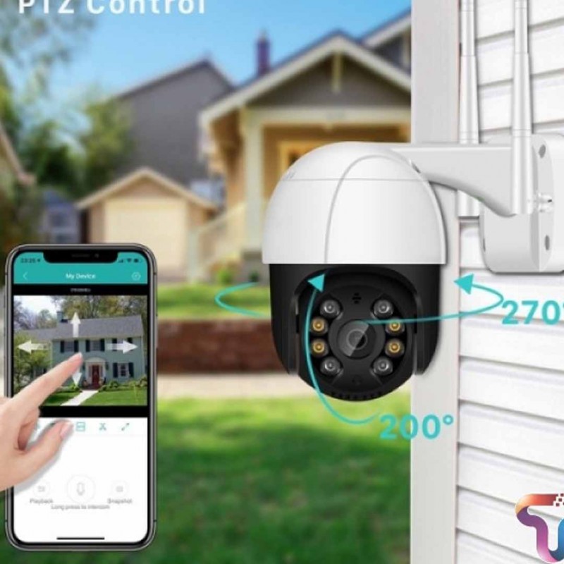 Mini Wifi PTZ Waterproof Security Camera