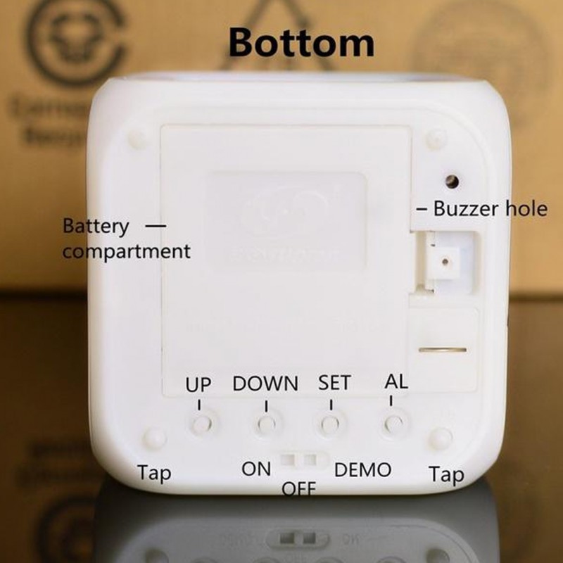 7 LED Colors Changing Digital Alarm Clock