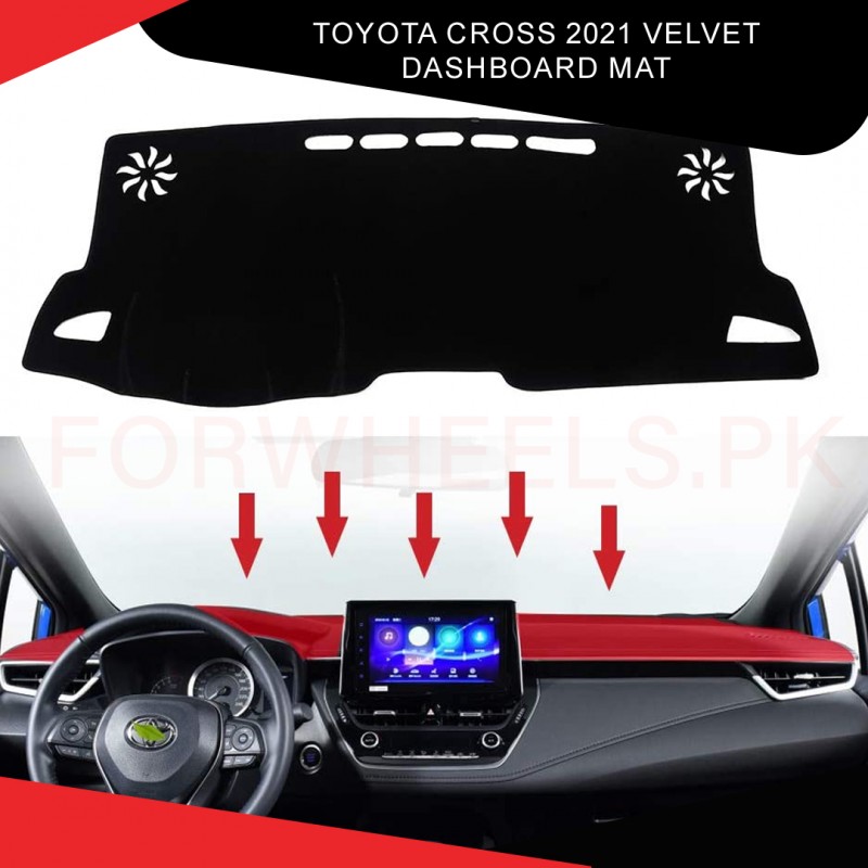 Toyota Cross 2021 Velvet Dashboard Mat