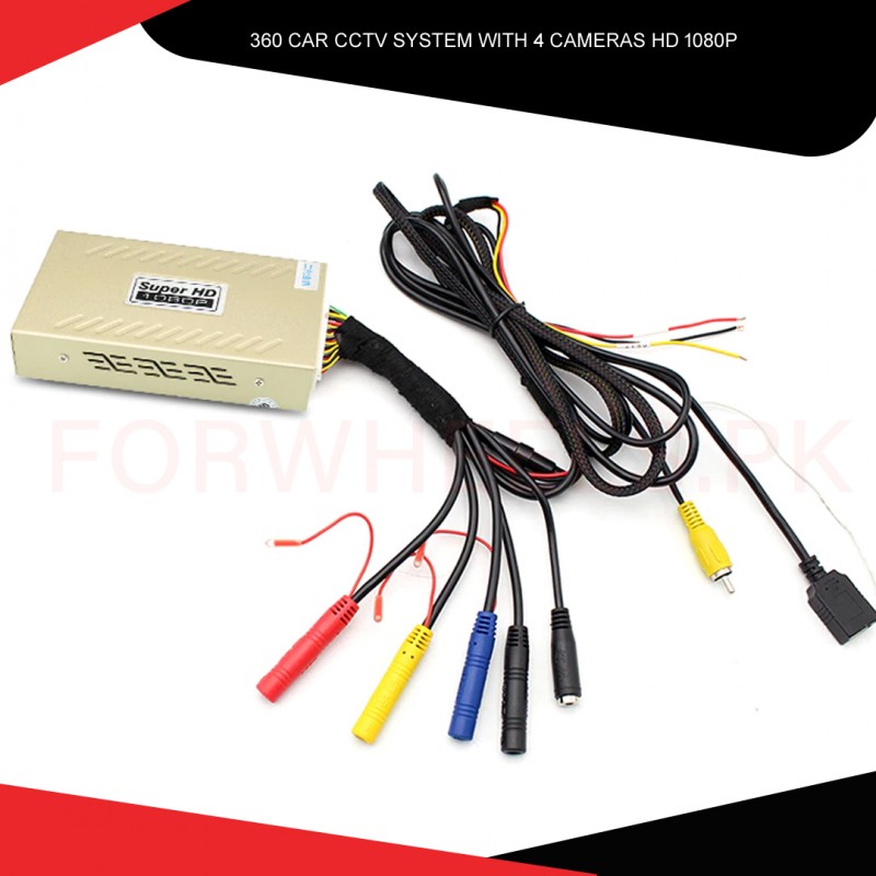 360 Car Cctv System With 4 Cameras Hd 1080p