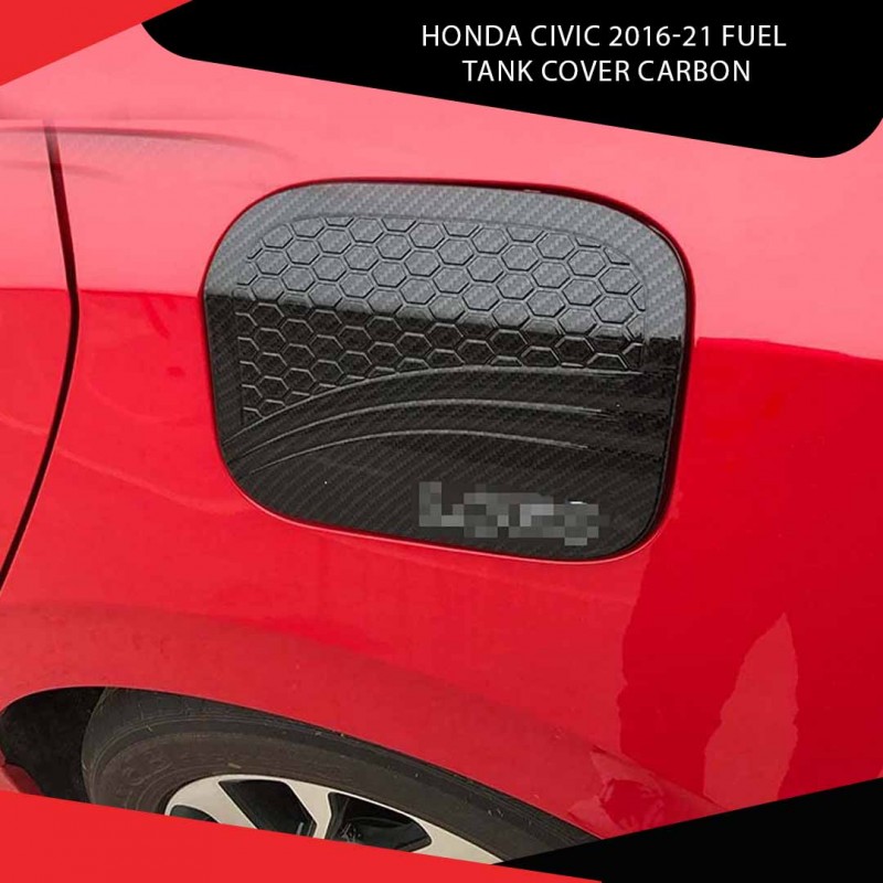Honda Civic 2016-21 Fuel Tank Cover Carbon