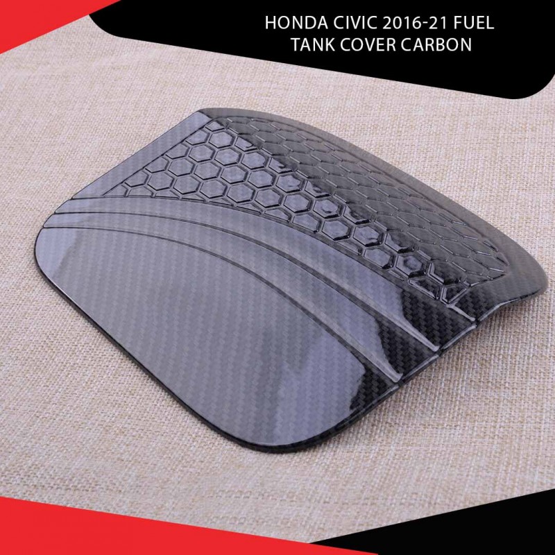 Honda Civic 2016-21 Fuel Tank Cover Carbon
