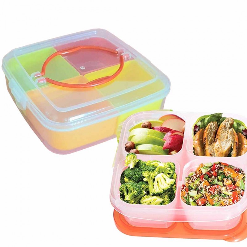4 Compartment Lunch Box