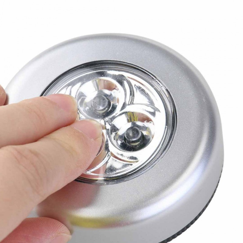 LED Push Button Tap Light