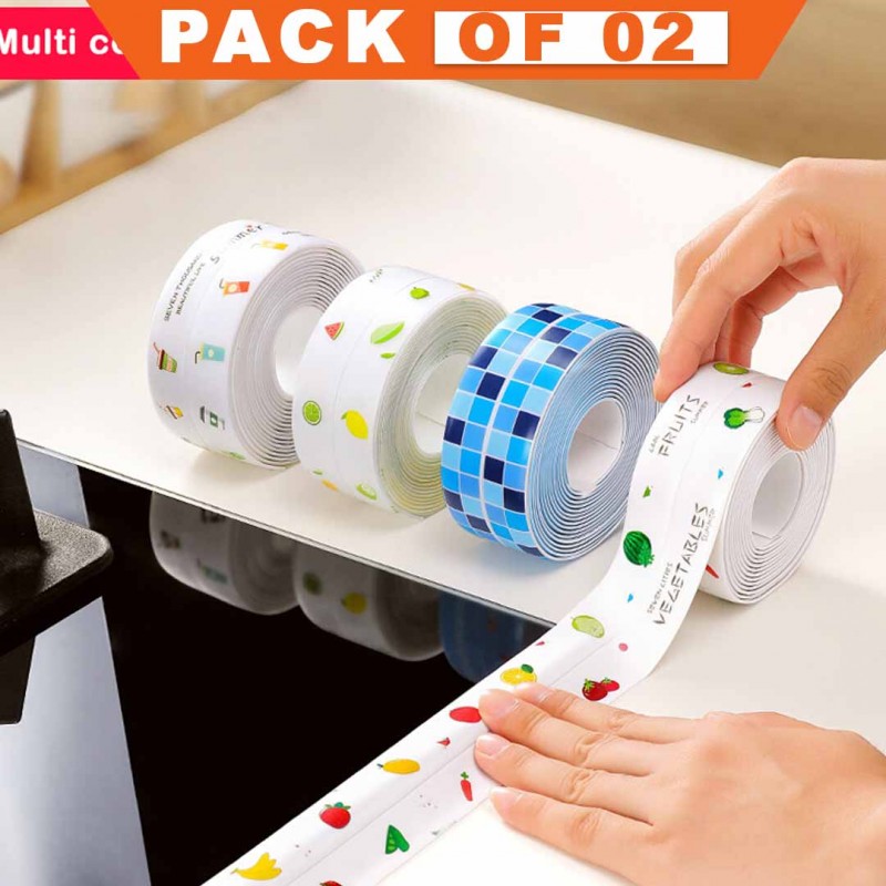 Kitchen Sink Seam Stickers Self Adhesive Adhesive Tape Pack of 02