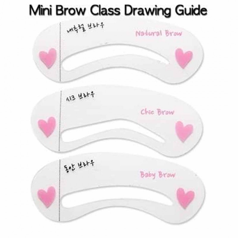 Mini Brow Class Drawing Guide