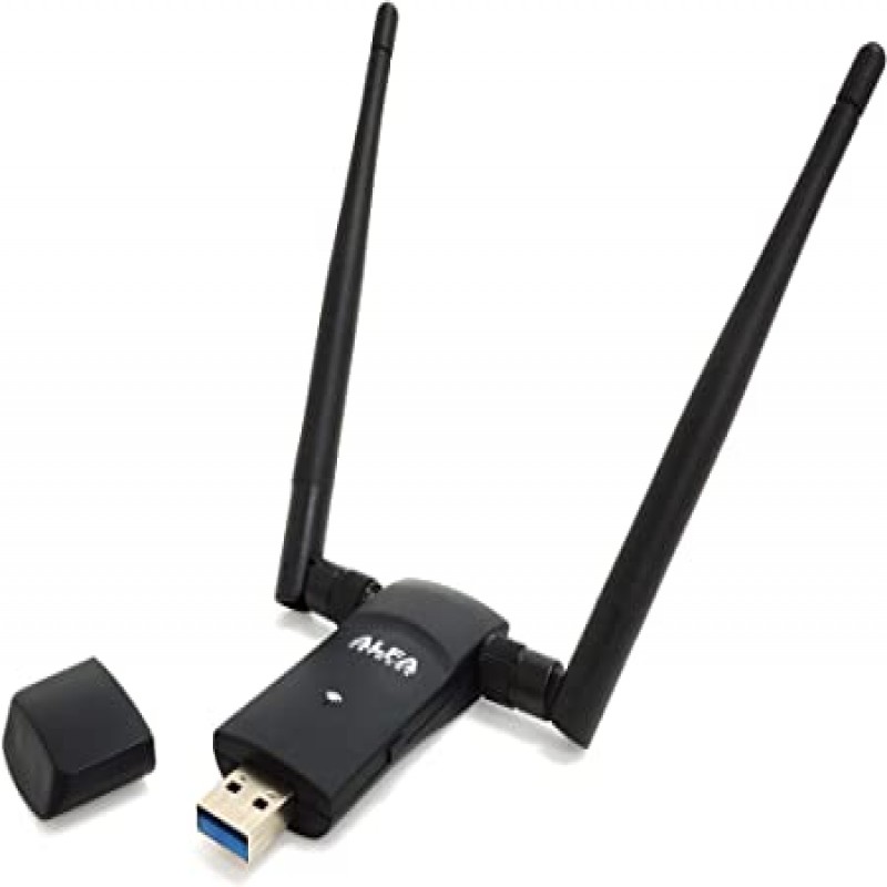 Alfa Wifi Usb W136 3dbi Rtl 8192 Dual Antena Adopter 300 Mb | Shopright.pk