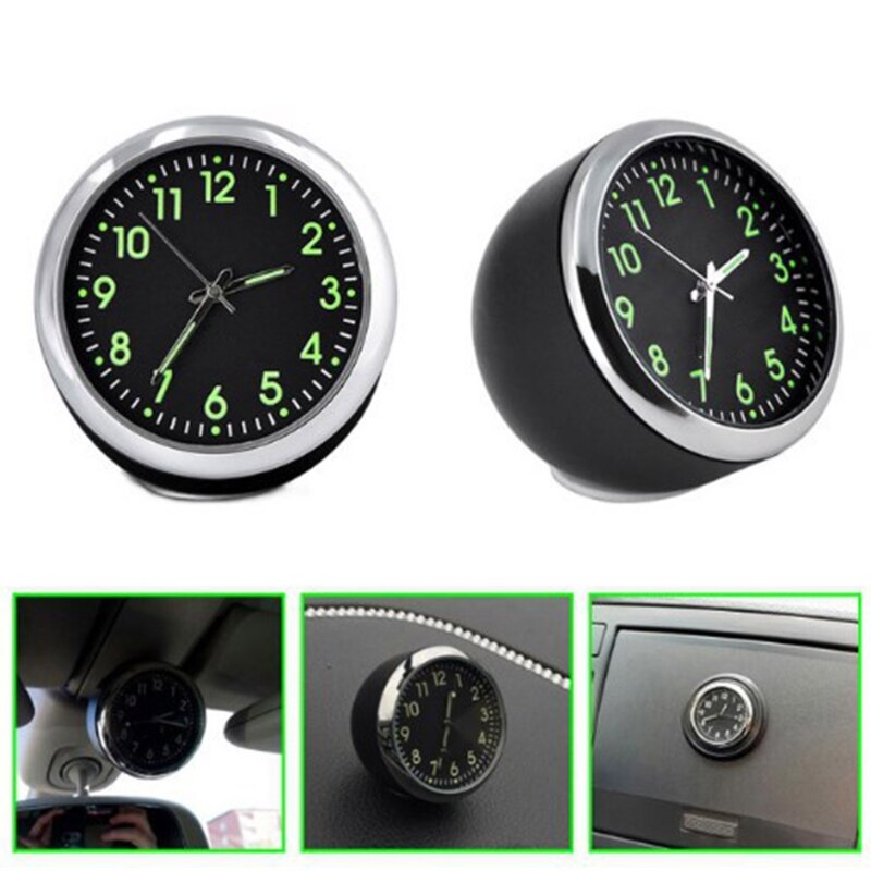 Car Mini Luminous Quartz Clock