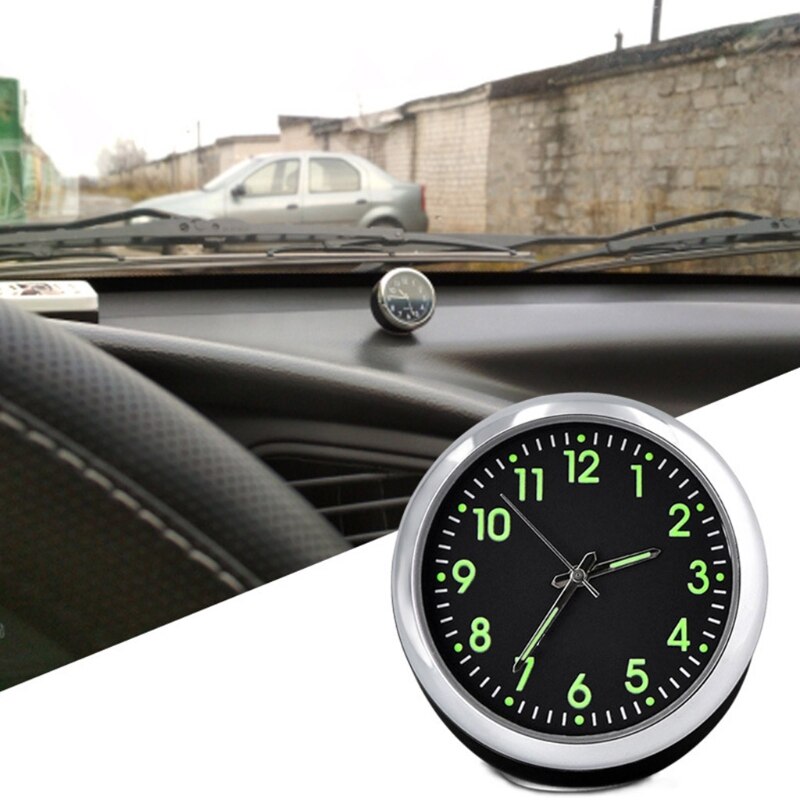 Car Mini Luminous Quartz Clock
