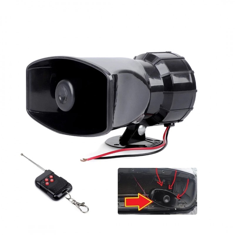Wireless Electronic Siren Loud Car Warning Alarm