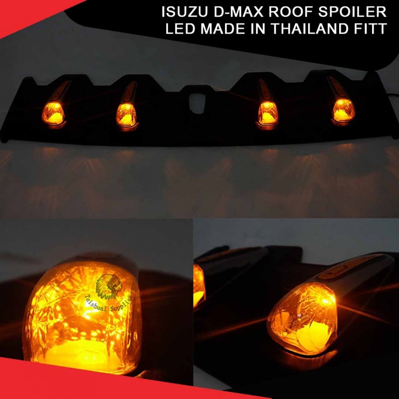 Isuzu D-Max Roof Spoiler Led Made In Thailand Fitt