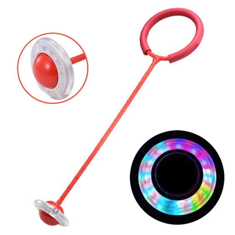 Flash Jumping Foot Force Ball Children Outdoor Toys LED Jumping