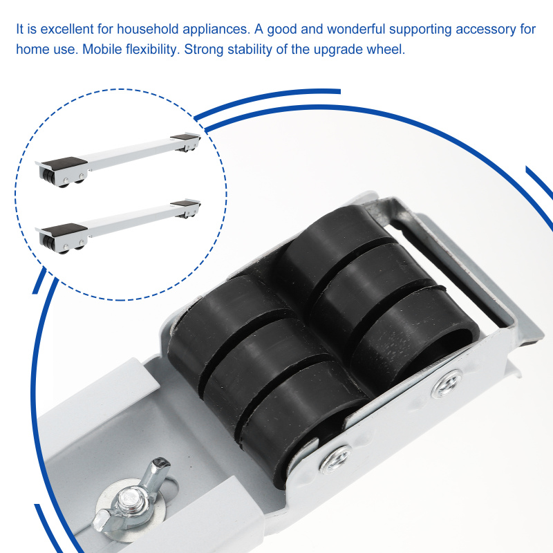 Heavy Duty Adjustable Rollers for Appliances
