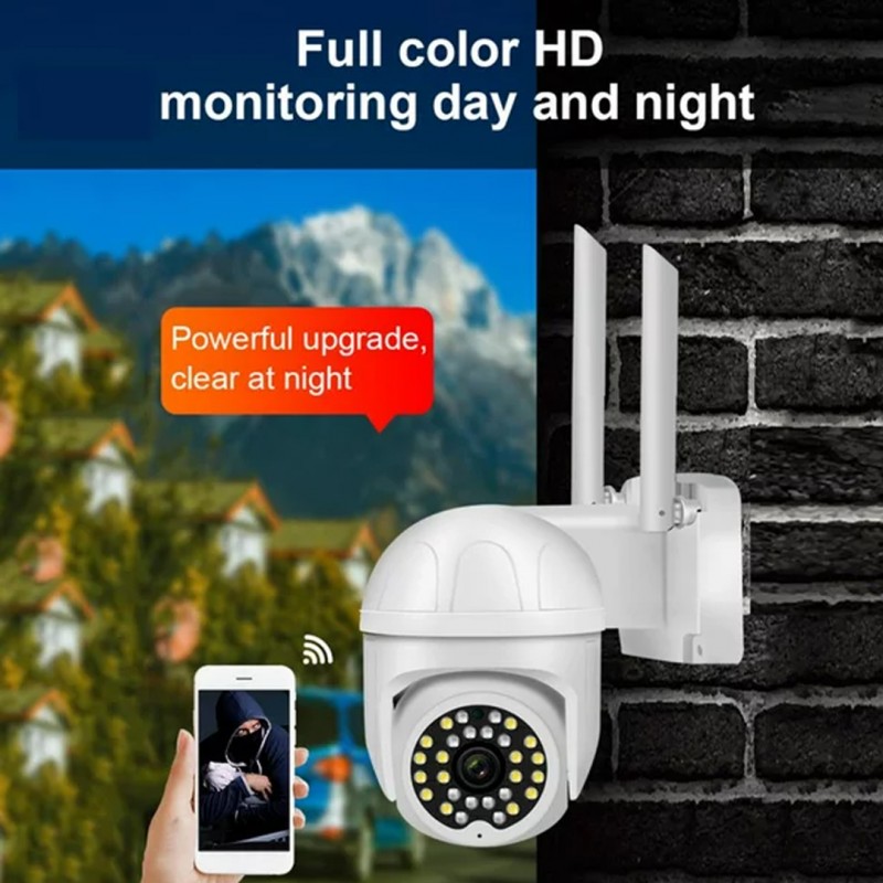PTZ 2MP WiFi Camera Outdoor Security Camera HB66 | AI Human Detection ...