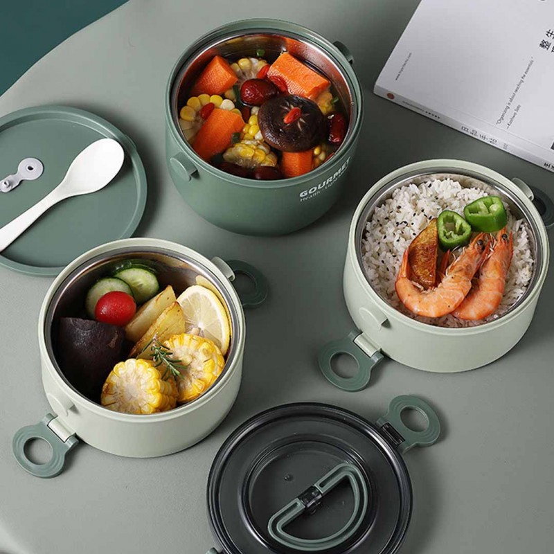 Tier Stainless Steel Thermal Bento Lunch Box