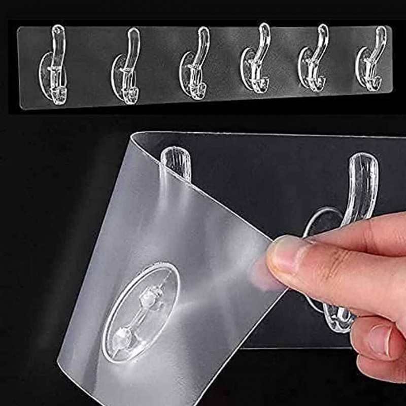 Wall Mounted Self Adhesive Strong Hooks