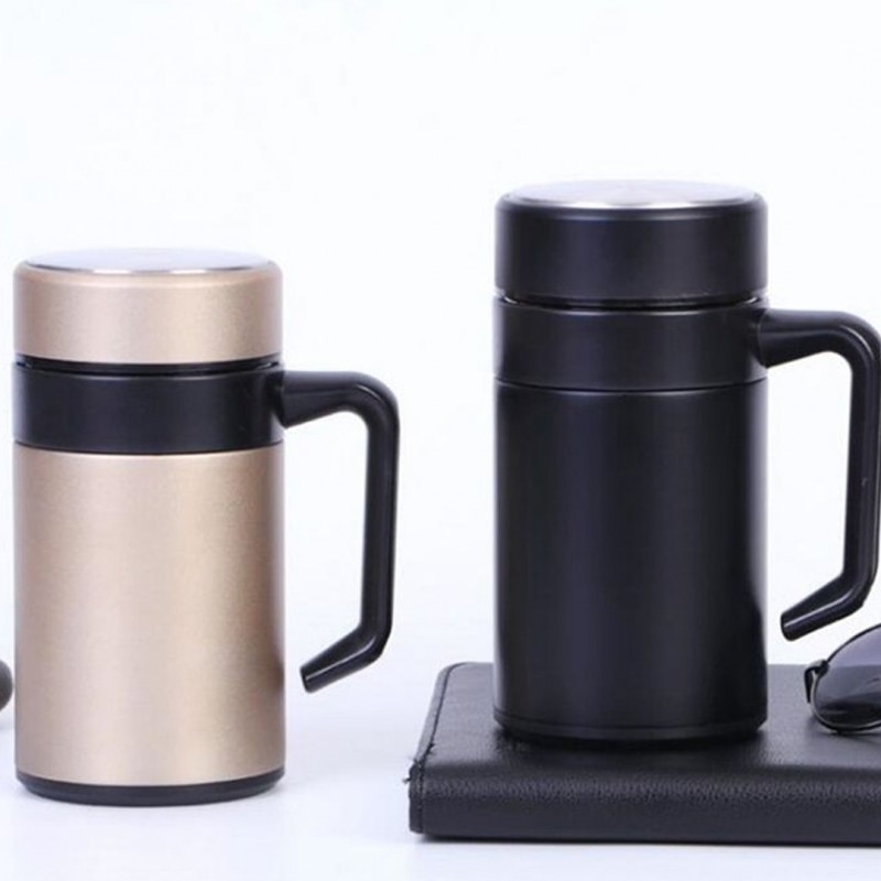 Thermal Mug Stainless Steel Vacuum Flasks with Handle