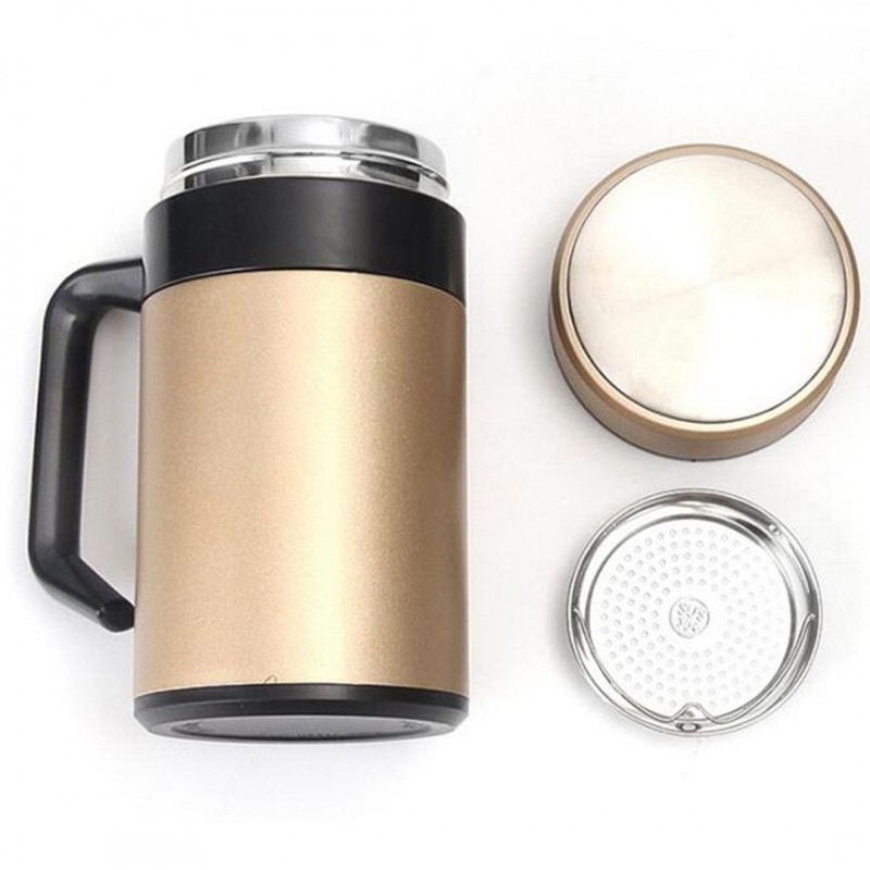 Thermal Mug Stainless Steel Vacuum Flasks with Handle