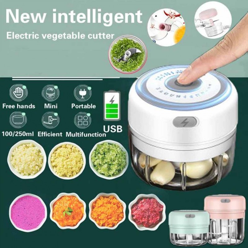 Compact Electric Mini Garlic Chopper Effortless and Efficient | Kitchen ...