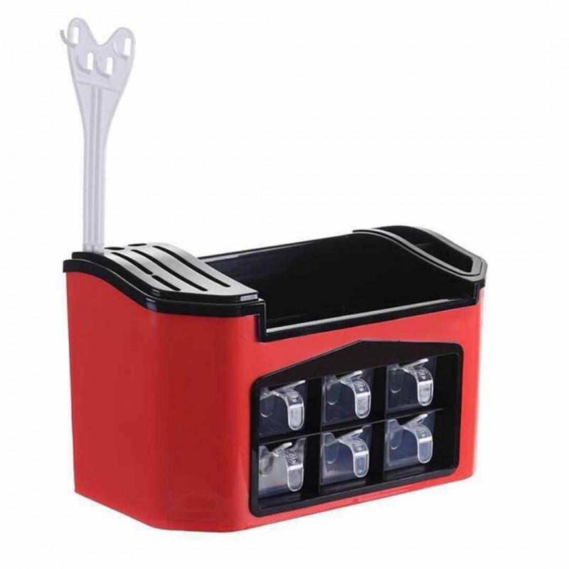 Multifunctional Seasoning Box Combined Kitchen Knife Rack