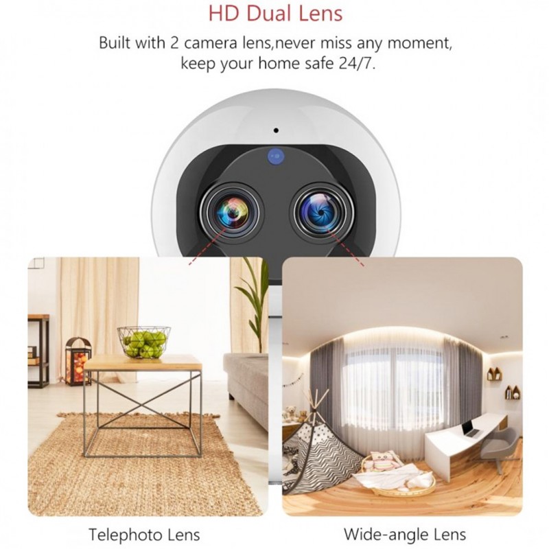 Binocular Zoom Wide Angle Ptz Camera