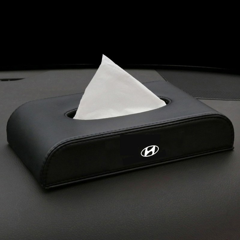 Hyundai Logo Car Tissue Box