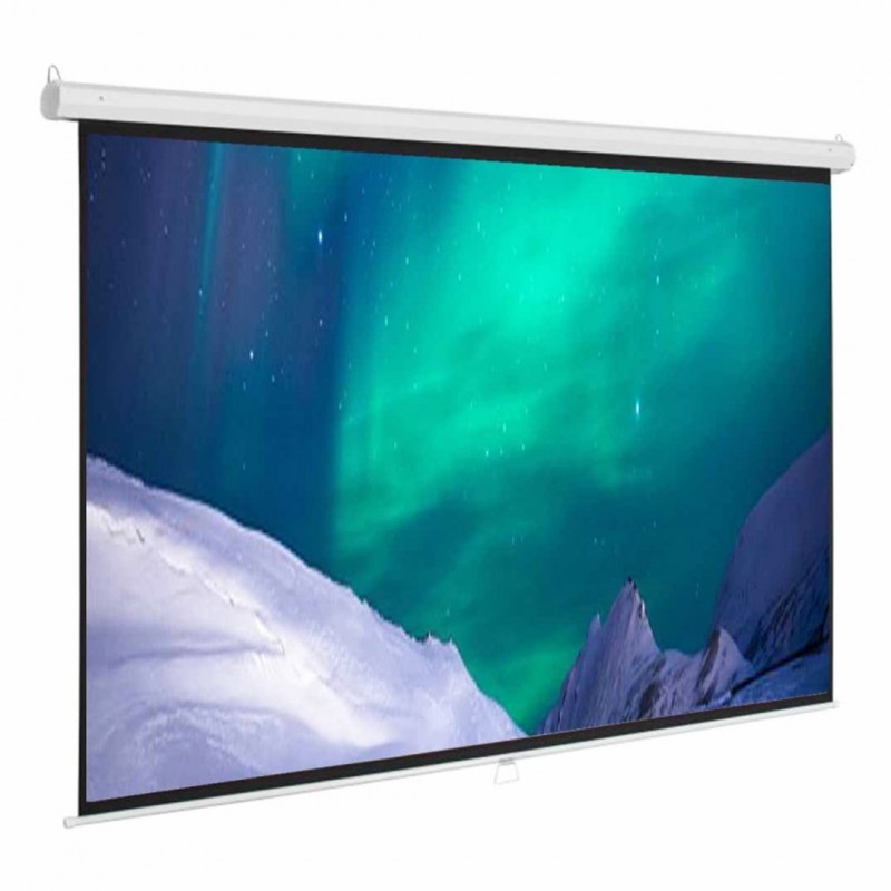 120 Inch Projector Screen Manual 6x8 Feet 4:3 MW - Buy Online at ...