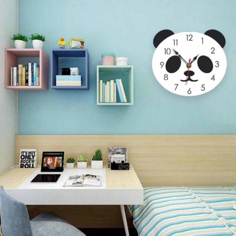 Wall Clocks Panda Cute Hanging Clock