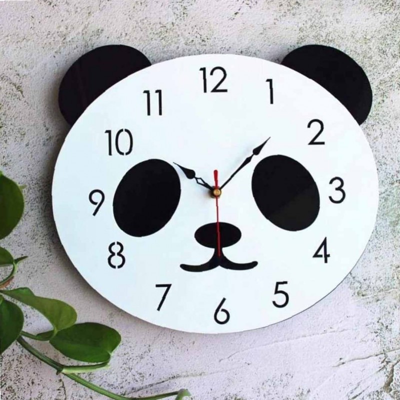 Wall Clocks Panda Cute Hanging Clock