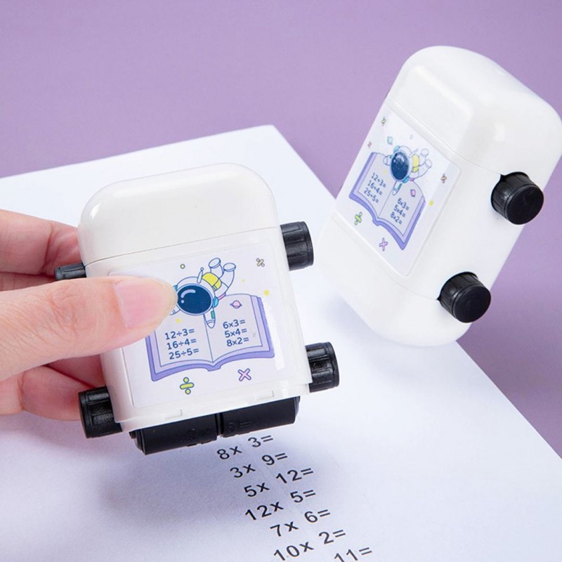 Dual-Head Roller Practice Number Stamp: Addition & Subtraction Tool ...