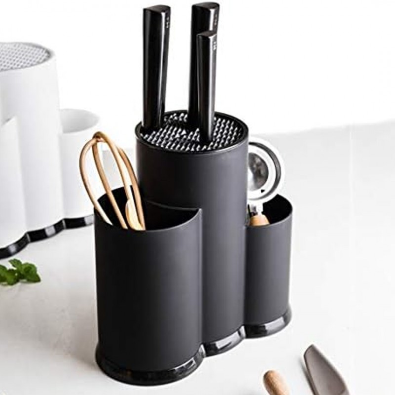 3 Compartments Tableware Organizer Knife Racks