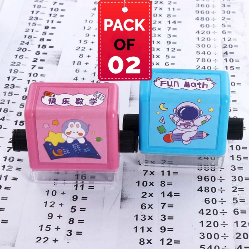 Roller Practice Number Stamp Addition & Divison Tool - Math Learning ...